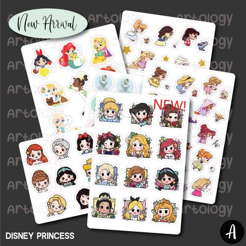 Promo Sticker Set Disney Princess Planner DIY Jurnal Koper Bullet ...