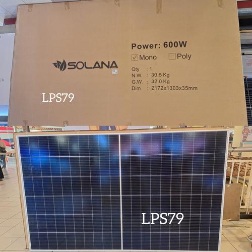 Jual Solar Panel Surya Solarcell PV Solana 600WP Mono 600wp ...