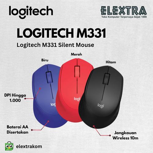 Jual Logitech M331 Silent Mouse - Biru - Kota Makassar - ELEXTRAKOM ...