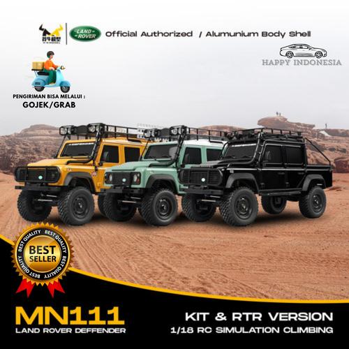 Promo RC Car Mobil Land Rover Defender MN111 MN-111 KIT D110 1/18 ...