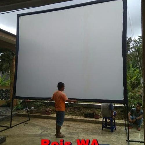 Jual Scren Kain Layar Proyektor Uk 2X4.2 Meter - Jakarta Pusat - TK ...