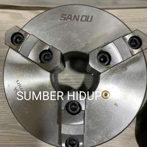 Jual Chuck bubut Model Baut Kaki 3 Size 16" 400mm San Ou Catok Bubut ...