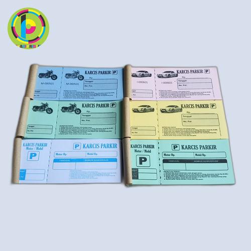 Jual Karcis Tiket Parkir Mobil Motor Non Satuan Eceran Non Custom ...