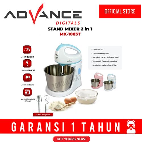 Jual Stand Mixer Advance MX 1003 T 2 Liter 7 Speed Pengaduk Adonan Kue ...