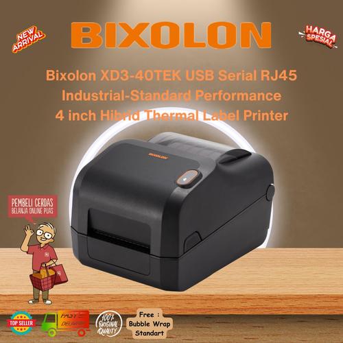 Jual Bixolon XD3-40TEK Printer Barcode Label Direct Thermal USB Serial ...