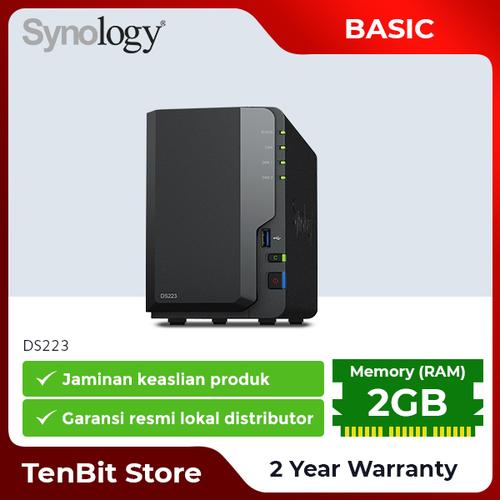 Jual SYNOLOGY DS223 NAS Network Storage 2 Bay Backup Server Desktop Basic - Jakarta Pusat ...