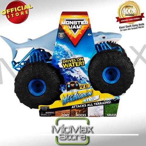 Jual Monster Jam RC Megalodon Storm All Terrain Original Skala 1:15 ...