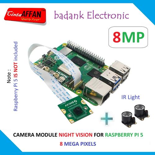 Jual Camera Module 8MP Night Vision (with-IR) for Raspberry Pi 5 ...