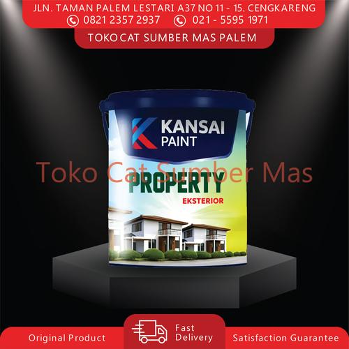 Jual Cat Tembok Luar Kansai Property Exterior Warna Putih 25 Kg ...