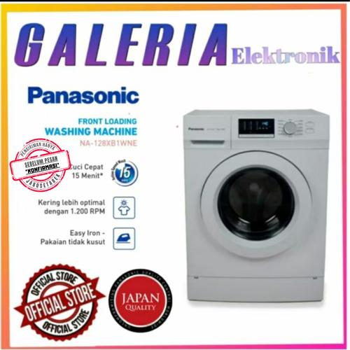 Jual MESIN CUCI FRONT LOADING PANASONIC 8 KG NA-128XB1WNE NA-128XB1 ...