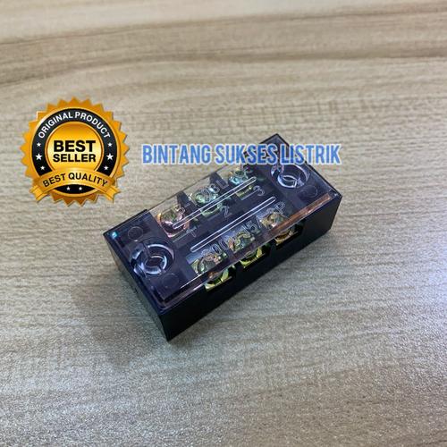 Jual ORIGINAL Terminal Blok TB 3 Pole 15A 25A Terminal block 3P 15 25 ...
