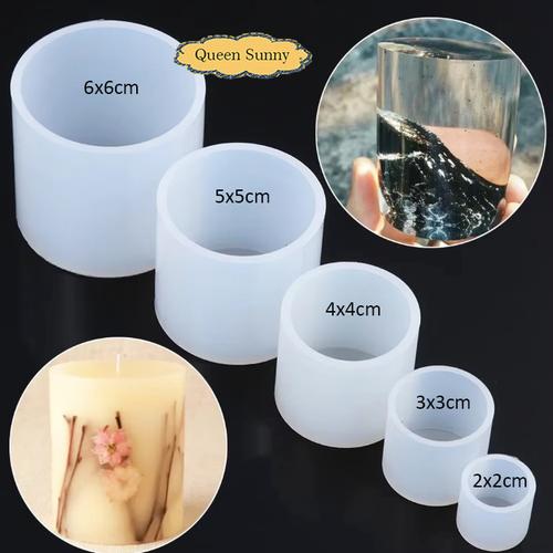 Jual Cetakan Silikon 3D Bentuk Silinder Bulat Tabung Cylinder / Cetakan ...