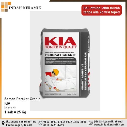 Jual SEMEN PEREKAT GRANIT - KIA TILE ADHESIVE GRANITE 25 KG - Jakarta ...