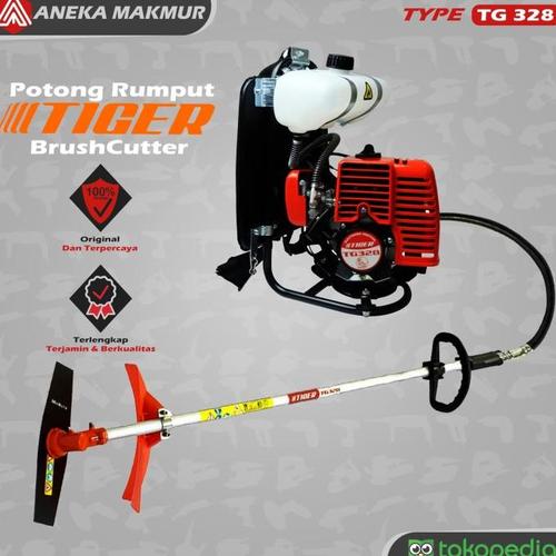 Jual Tiger Mesin Potong Rumput Gendong TG 328 Brush Cutter 2 Tak TG328 ...