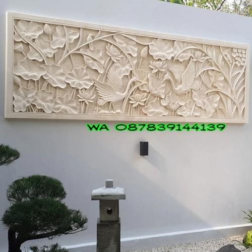 Jual ukiran batu alam hiasan dinding batu paras jogja - Kab ...