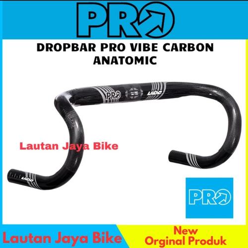 Jual Handlebar Drop Bar PRO Vibe DC Routing Full Carbon OS Anatomic ...
