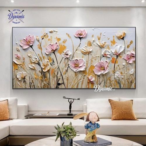 Jual Lukisan Bunga Timbul Landscape Dekorasi Minimalis modern | Ukuran ...