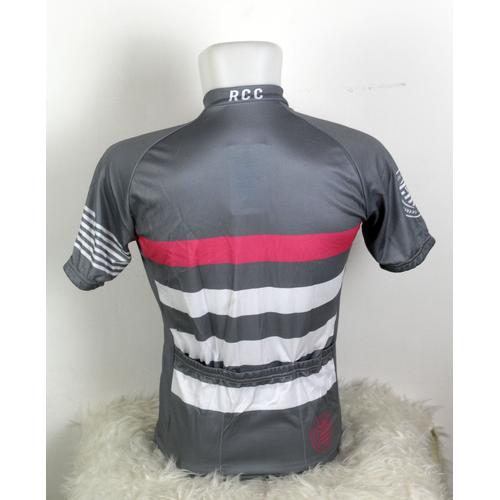 Jual Baju & Celana BIB Sepeda Jersey Set Abu Garis dan Celana BIB Hitam ...