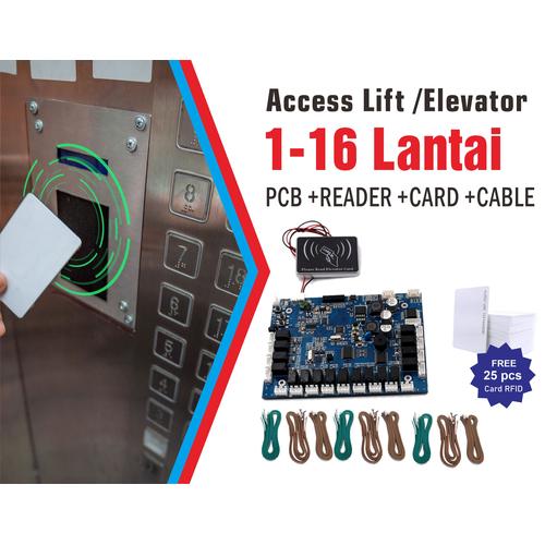 Jual Access Control Lift/Access Control Elevator/Access Lift 16 Floor ...