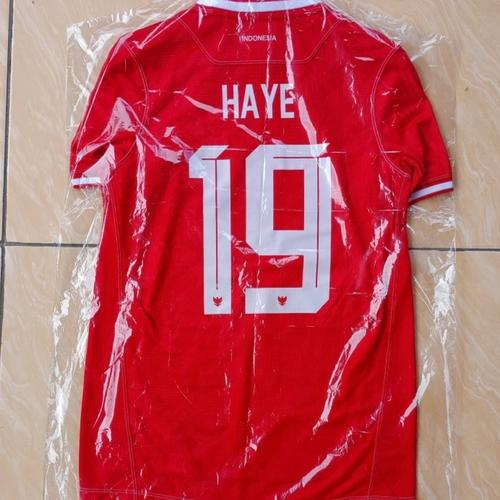 Jual Thom Haye #19 Timnas Indonesia Home 2024/2025 Erspo Original ...