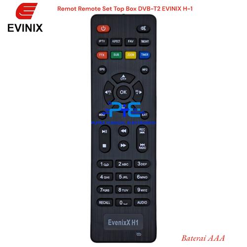 Jual REMOT REMOTE SET TOP BOX DVB-T2 EVINIX H-1 - Jakarta Utara - PUTRA ...