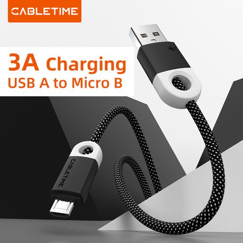 Promo Kabel Data Micro USB 3A 18W CABLETIME Fast Charging Quick Charge ...
