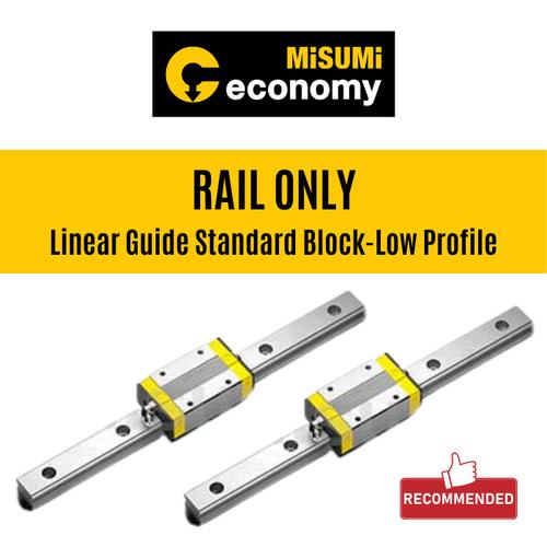 Jual Linear Guide Standard Block-Low Profile RAIL ONLY - C-ELG20-1000 ...