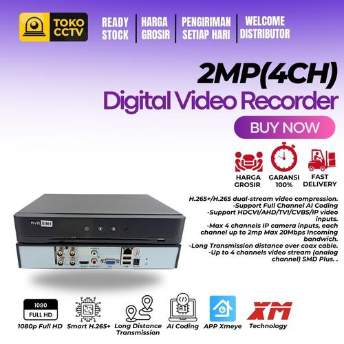 Jual DVR 4CH Xmeye 2mp Resolusi Full HD/DVR 4 Channel 2MP Resolusi ...