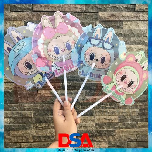 Jual KIPAS TANGAN MOTIF LABUBU CUTE TERBARU KIPAS PLASTIK - Kota ...
