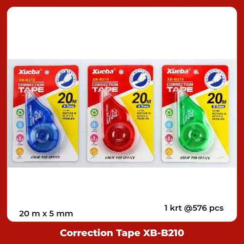 Jual Correction Tape / Stipo Kertas / Tipe-X Roll Xueba 20m x 5mm XB ...
