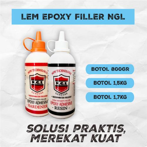 Jual Lem Epoxy Filler NGL (Non Glue Line) - 800 gram/set - Kota ...