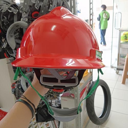 Jual Helm Safety MSA Full Set / Helm Kerja Proyek Warna Merah - SNI ...