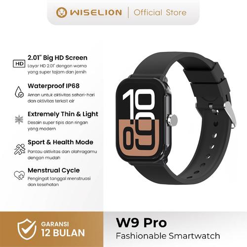 Promo WISELION Smartwatch W9 Pro Baru Fashionable Jam Tangan Sport ...