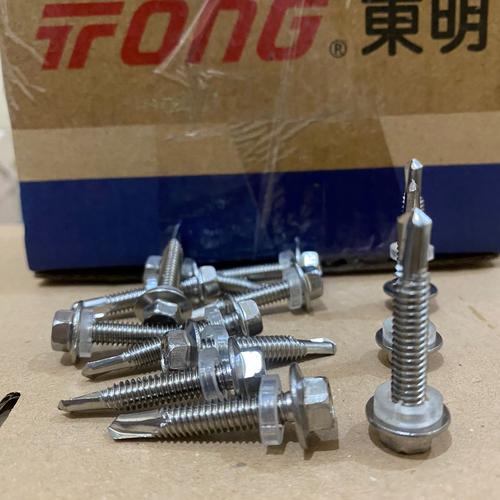 Jual Sekrup Roofing #12x50 / SS 304 / Baut Baja Ringan Stainless (5 CM ...