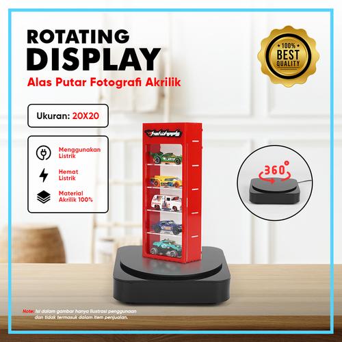 Jual Rotating Display / Rotary Display / Meja Putar Akrilik Small ...