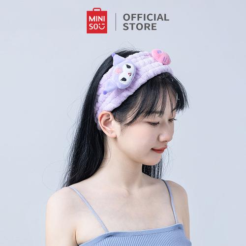 Promo Miniso Hair Band Ikat Rambut Cartoon Absorbent Hair Band ...