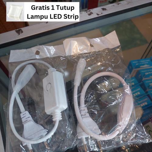 Jual Socket LED Strip 5050 2835 Lampu Selang RGB Satu 1 Warna Kedip ...