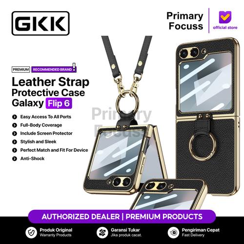 Jual GKK Case Samsung Galaxy Flip 6 Flip6 GKK Electroplated Leather ...