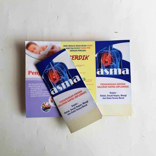 Jual Leaflet / Brosur Asma, Brosur Edukasi Asma, Bonus Poster Asma ...