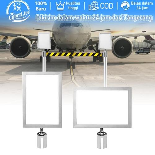 Jual Sign Frame A4 Potrait Stainless Landscape Signage Sign Holder ...