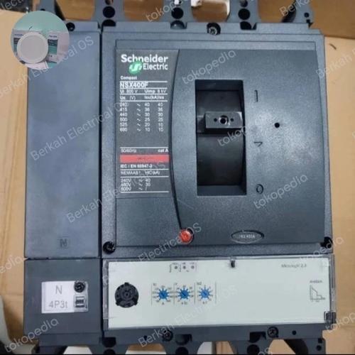 Jual SCHNEIDER MCCB BREAKER 100KA NSX100HB2 4P 25A TM25D 690VAC ...