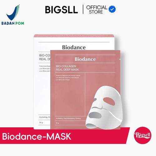 Jual BigSell Toko Resmi,BIODANCE - Bio Collagen Real Deep Mask 4pcs/box ...