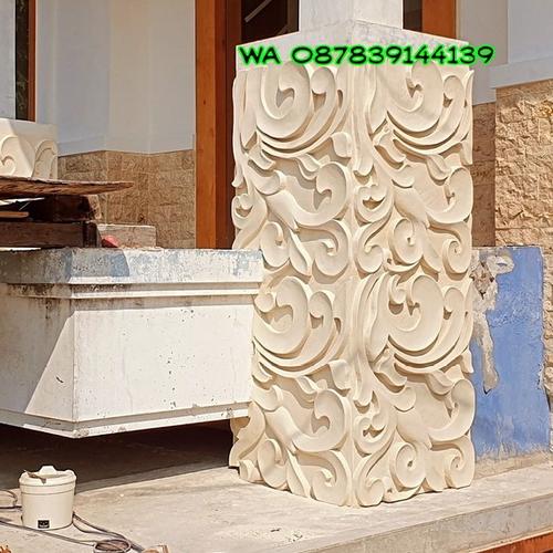 Jual tiang pilar ukiran batu paras jogja - Kab. Gunungkidul - barep ...