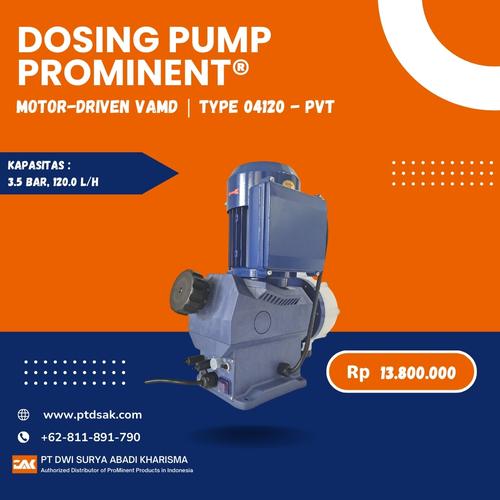 Jual Dosing Pump Prominent | VAMD - Type 04120 Kapasitas 3.5 Bar 120 l ...