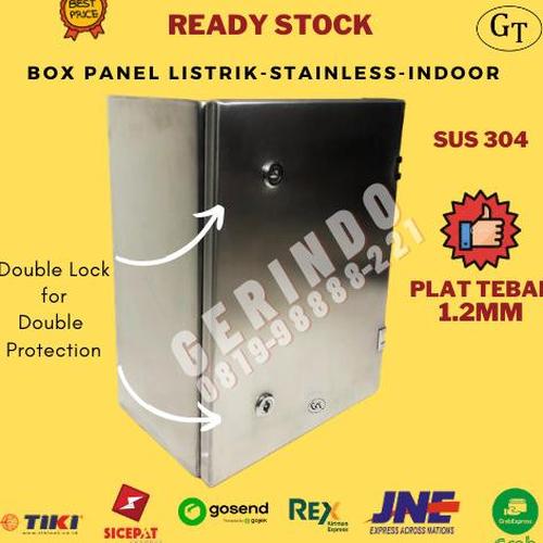 Jual Box Panel Listrik Stainless 800x600x250mm SS304 1.2mm GT - Kota ...
