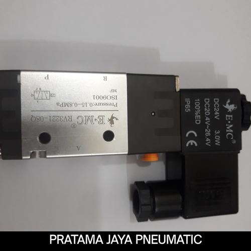 Jual EMC RV 3221 - 08 SOLENOID VALVE PNEUMATIC 3/2 SINGLE CONTROL - DC 24 - Kab. Bandung ...