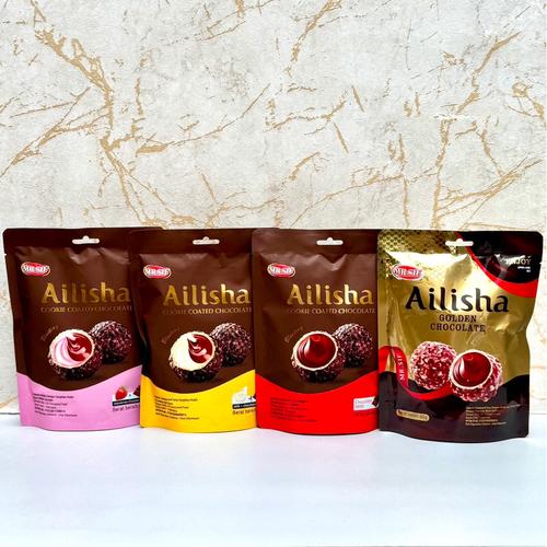 Jual Ailisha Coated Cookie Chocolate Chocoball Strawberry - Choco Taste ...