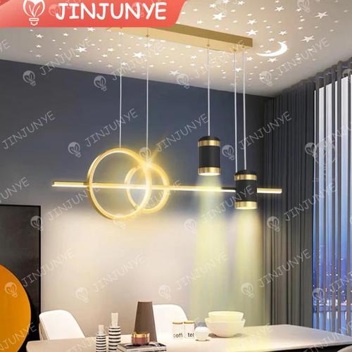 Jual Lampu Gantung Ruang Makan Minimalis lampu makan Lampu mini bar Lampu gantung Nordic Remote ...