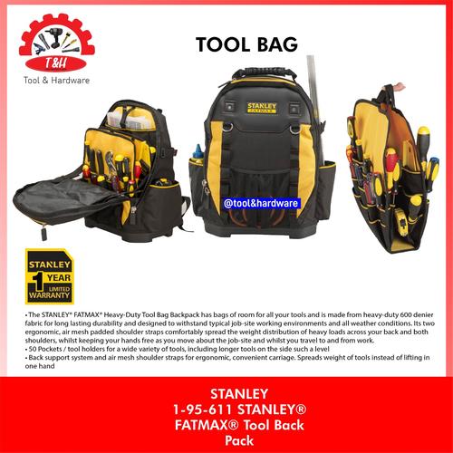 Jual STANLEY Tas Tool Set/ 1-95-611 FATMAX Tool Back Pack/ Tas Punggung ...
