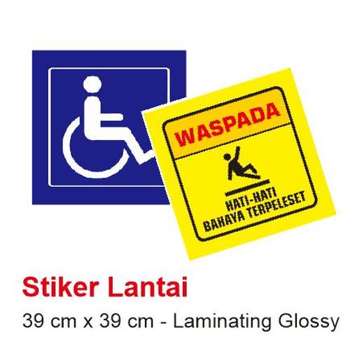 Jual Stiker Difabel, Stiker Lantai, Stiker Lambang Kursi Roda - Kursi ...